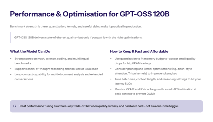 Essential GPT OSS 120B Hardware Requirements for Effective Deployment
