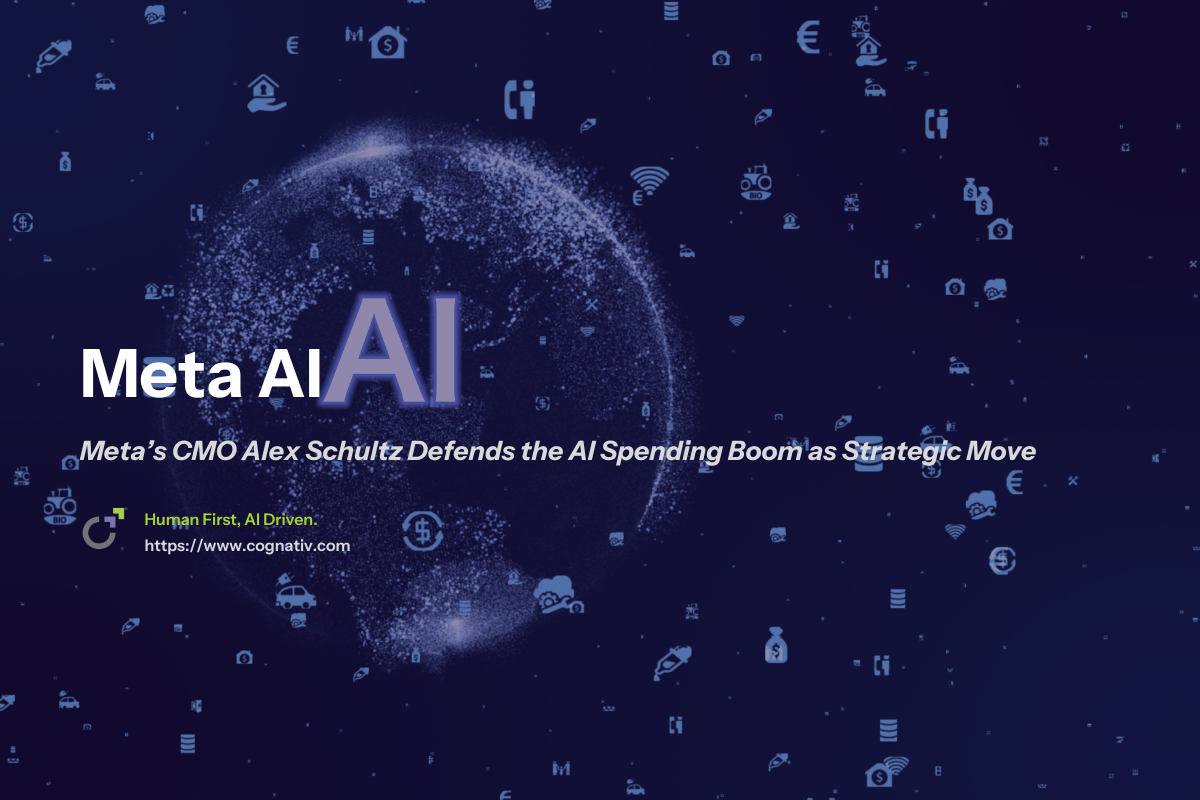 Meta CMO Alex Schultz Defends the AI Spending Boom as Strategic Move
