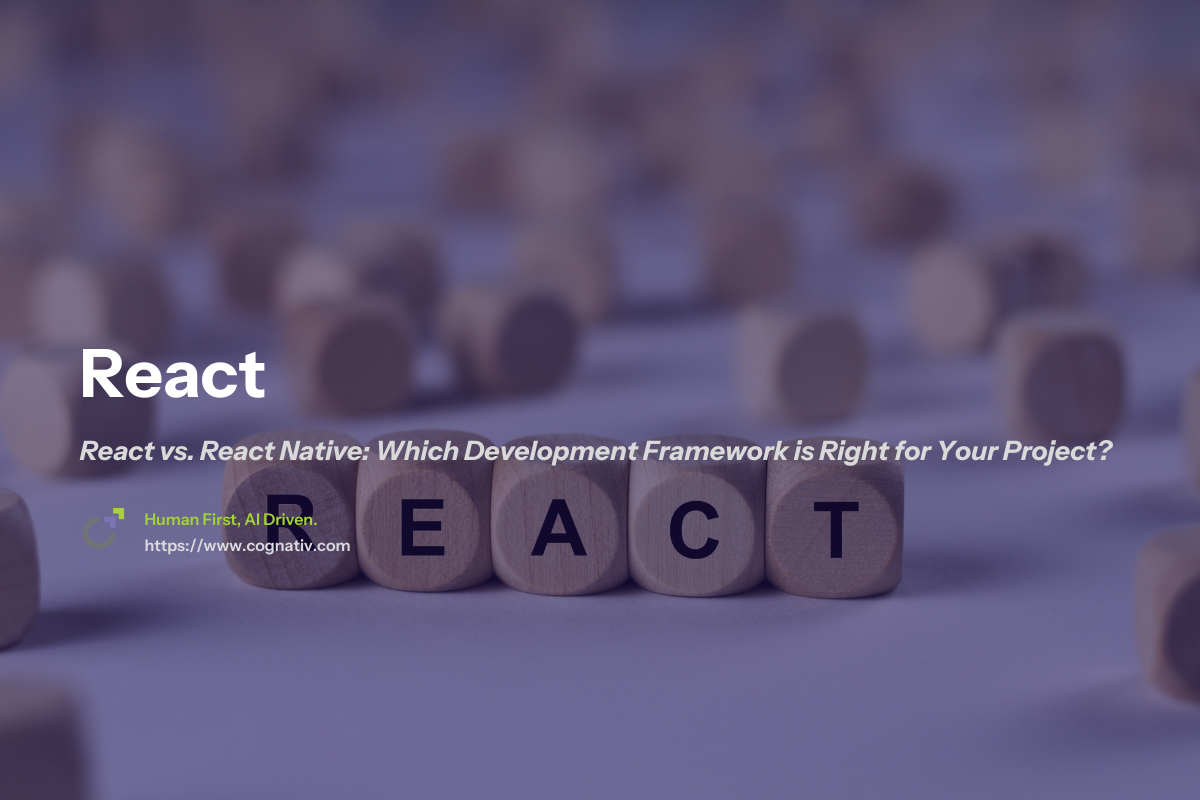 React vs React Native Whats the Right Framework for Your Project